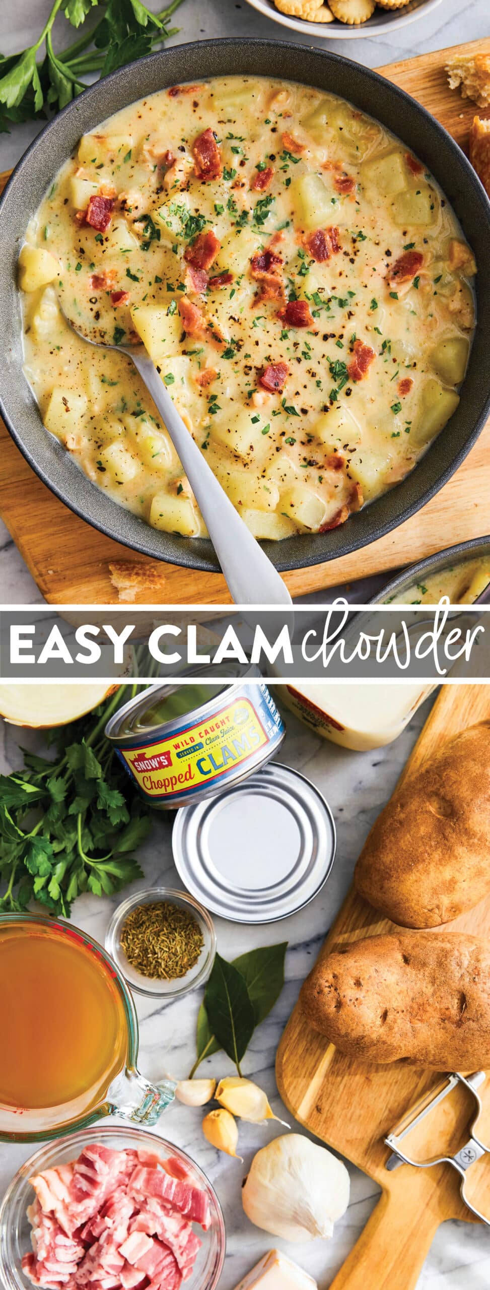 Easy Clam Chowder - Damn Delicious