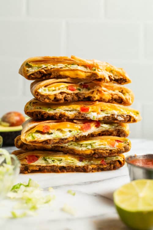 Homemade Crunch Wrap Supreme - Damn Delicious