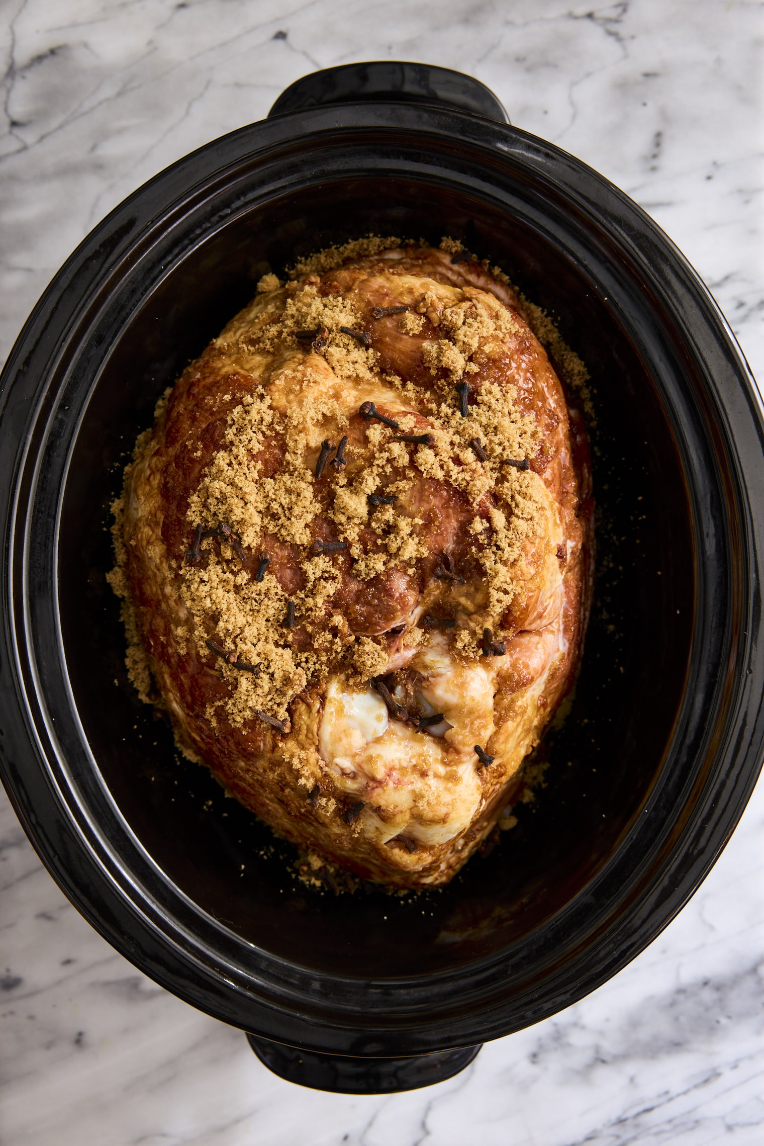 Slow Cooker Holiday Ham - Damn Delicious
