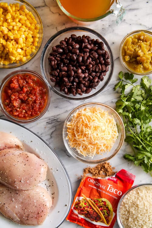 Instant Pot 20 Minute Chicken Burrito Bowls - Damn Delicious