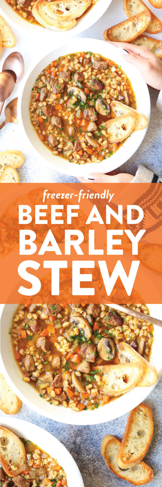 Beef and Barley Stew Recipe - Damn Delicious
