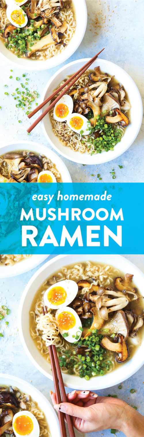 Mushroom Ramen - Damn Delicious
