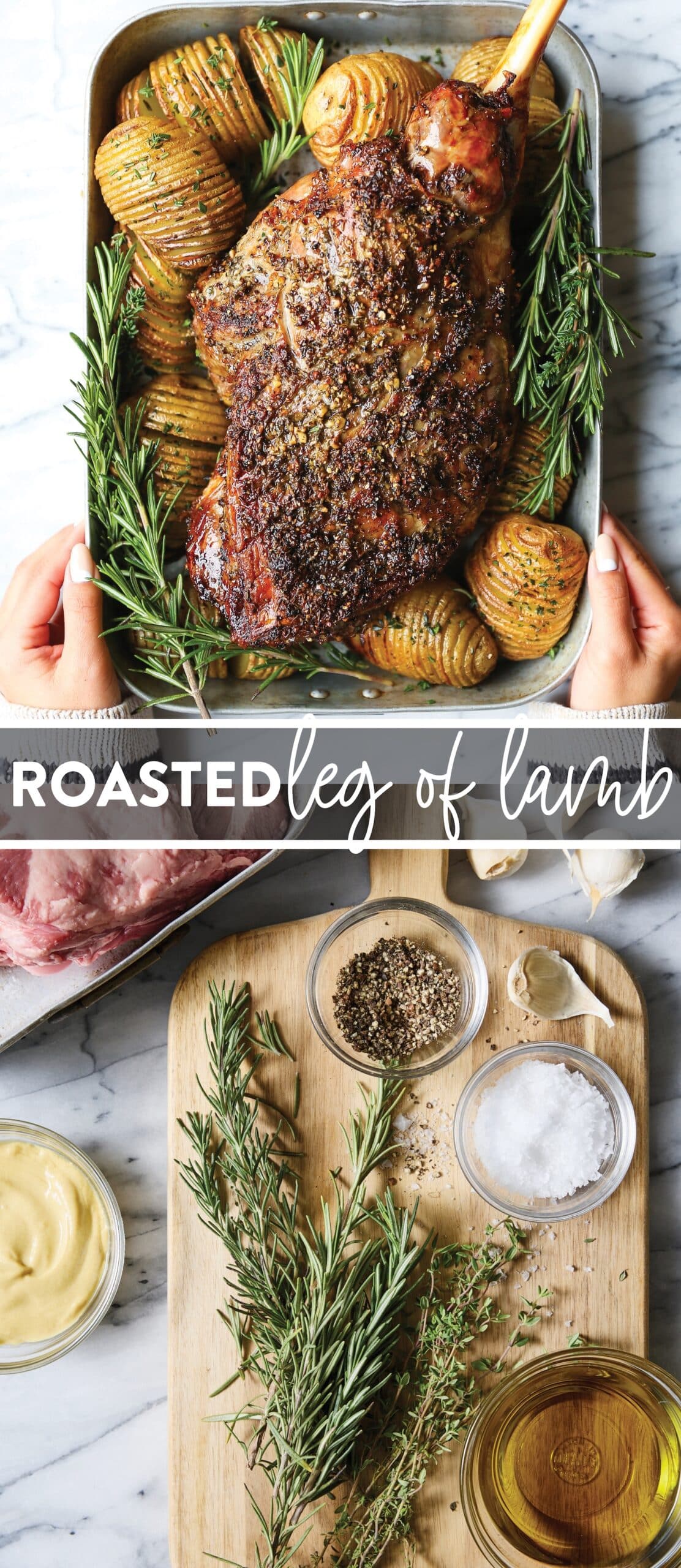 Roasted Leg of Lamb - Damn Delicious