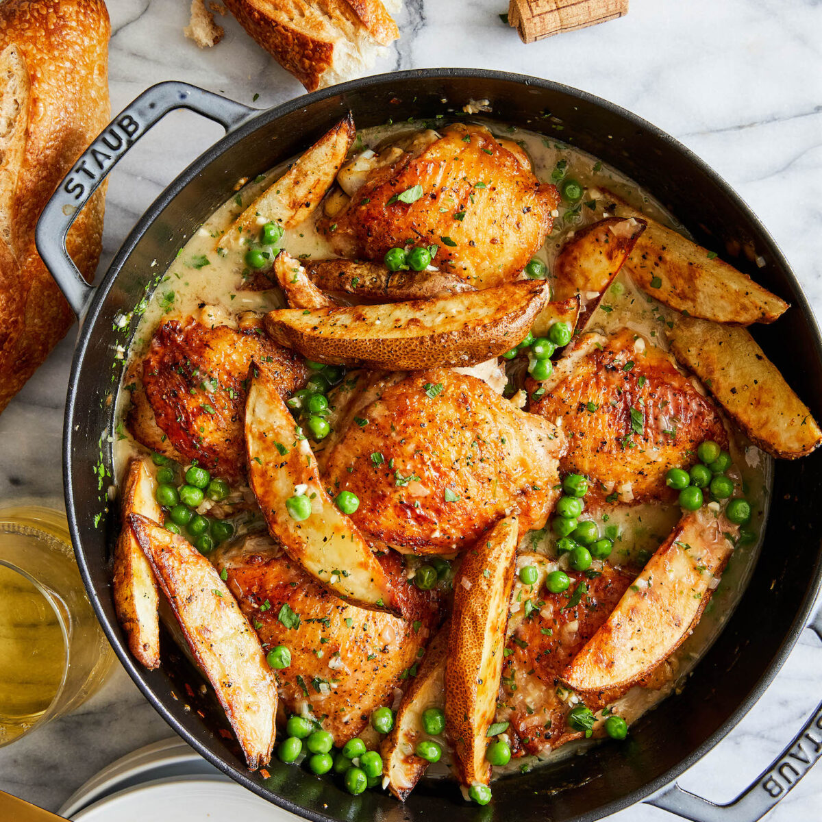 Chicken Vesuvio - Damn Delicious