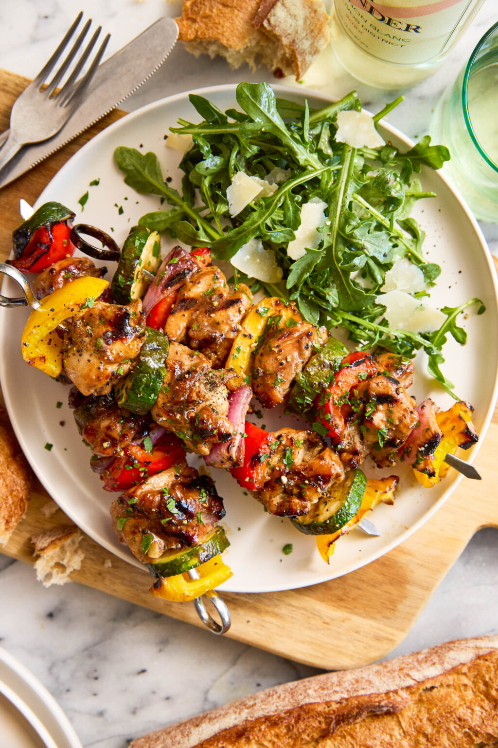 Grilled Chicken Kabobs - Damn Delicious