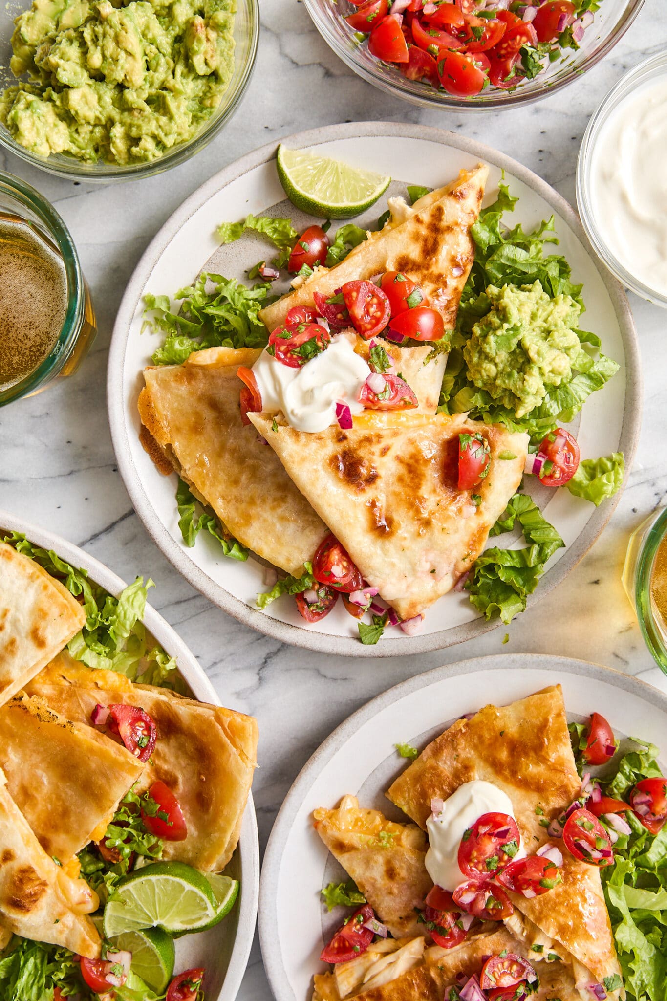Easy Chicken Quesadillas - Damn Delicious