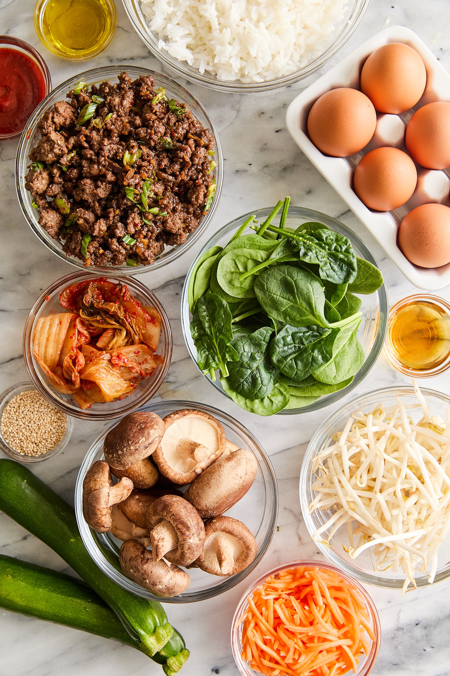 Quick Korean Bibimbap (Korean Rice Bowl) - Damn Delicious