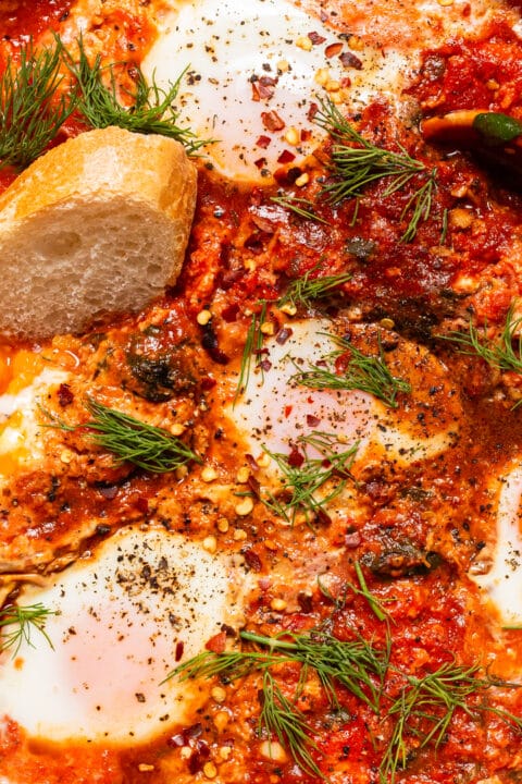 Eggs in Purgatory - Damn Delicious